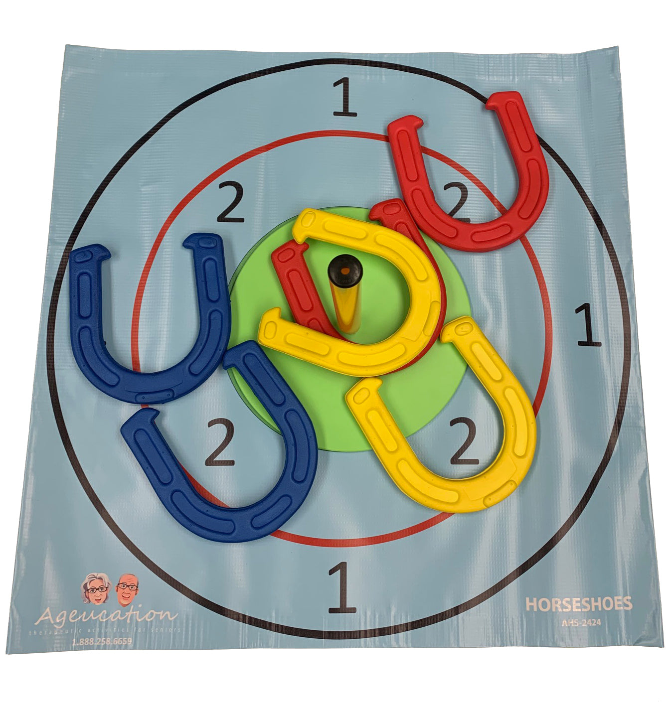 Safe-T Man Foam Horseshoes - Safe Indoor Outdoor Game for Seniors ...
