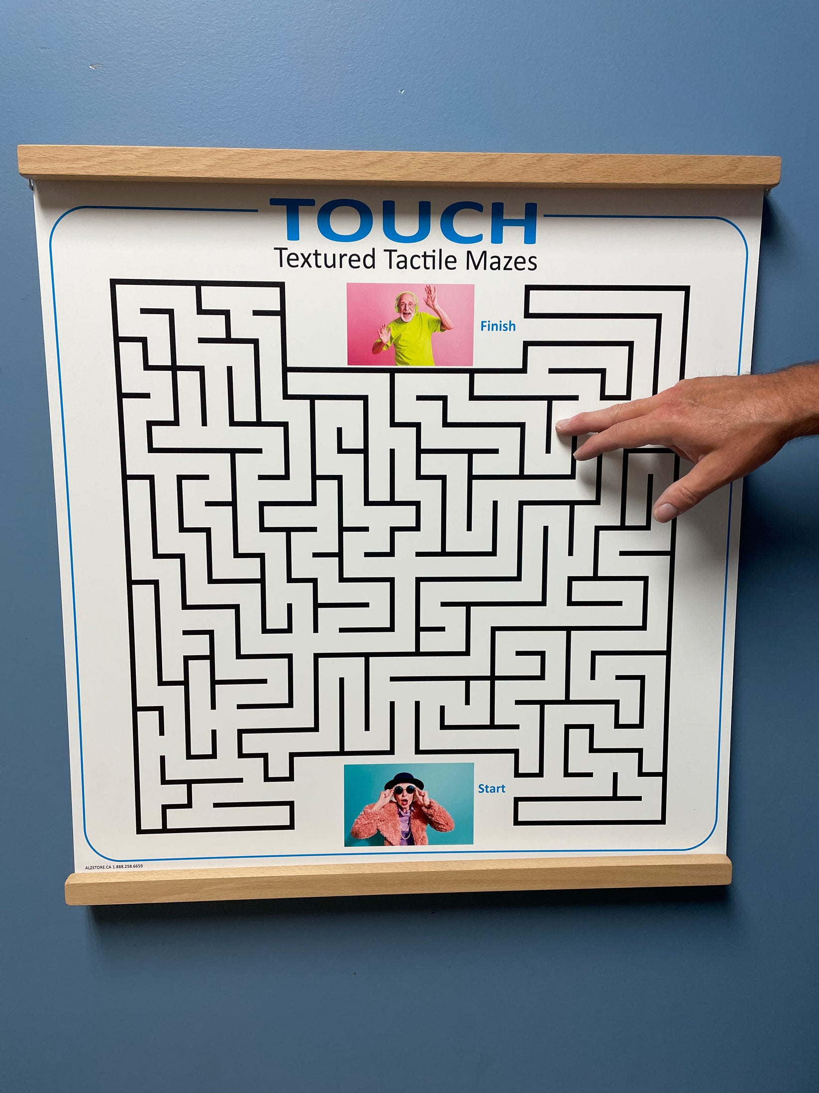 Tactile Touch Common Area Activity – Sensory Wall for Dementia Care ...